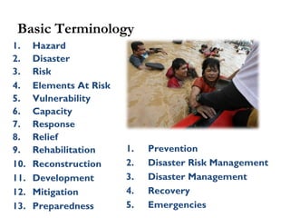 Module 9 introduction to disaster risk management | PPT