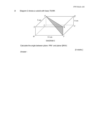 Module 9 Lines And Plane In 3 D | PDF