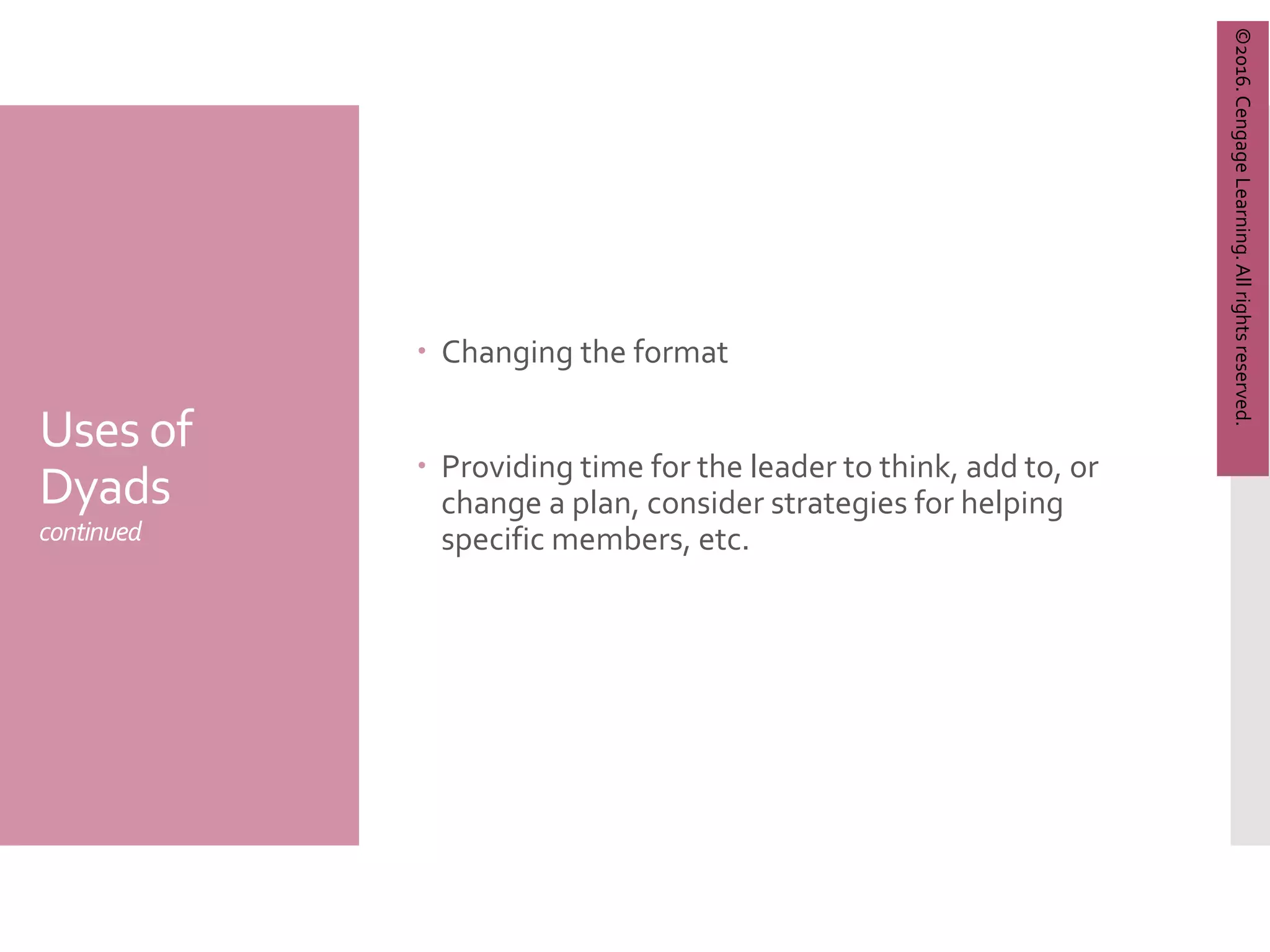 Module 9 rounds and dyads | PPTX