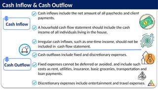 cash flow analysis for finance calculation | PPT
