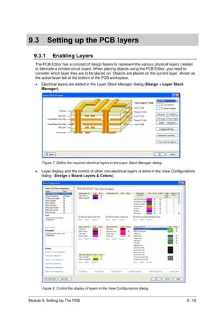 Module 9 setting up the pcb | PDF