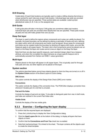Module 9 setting up the pcb | PDF
