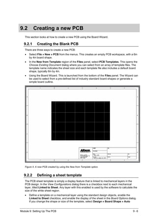 Module 9 setting up the pcb | PDF