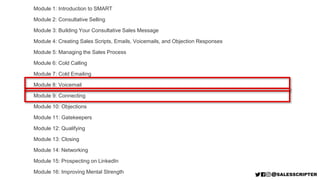 SMART Sales System - Module 9: Connecting | PPT