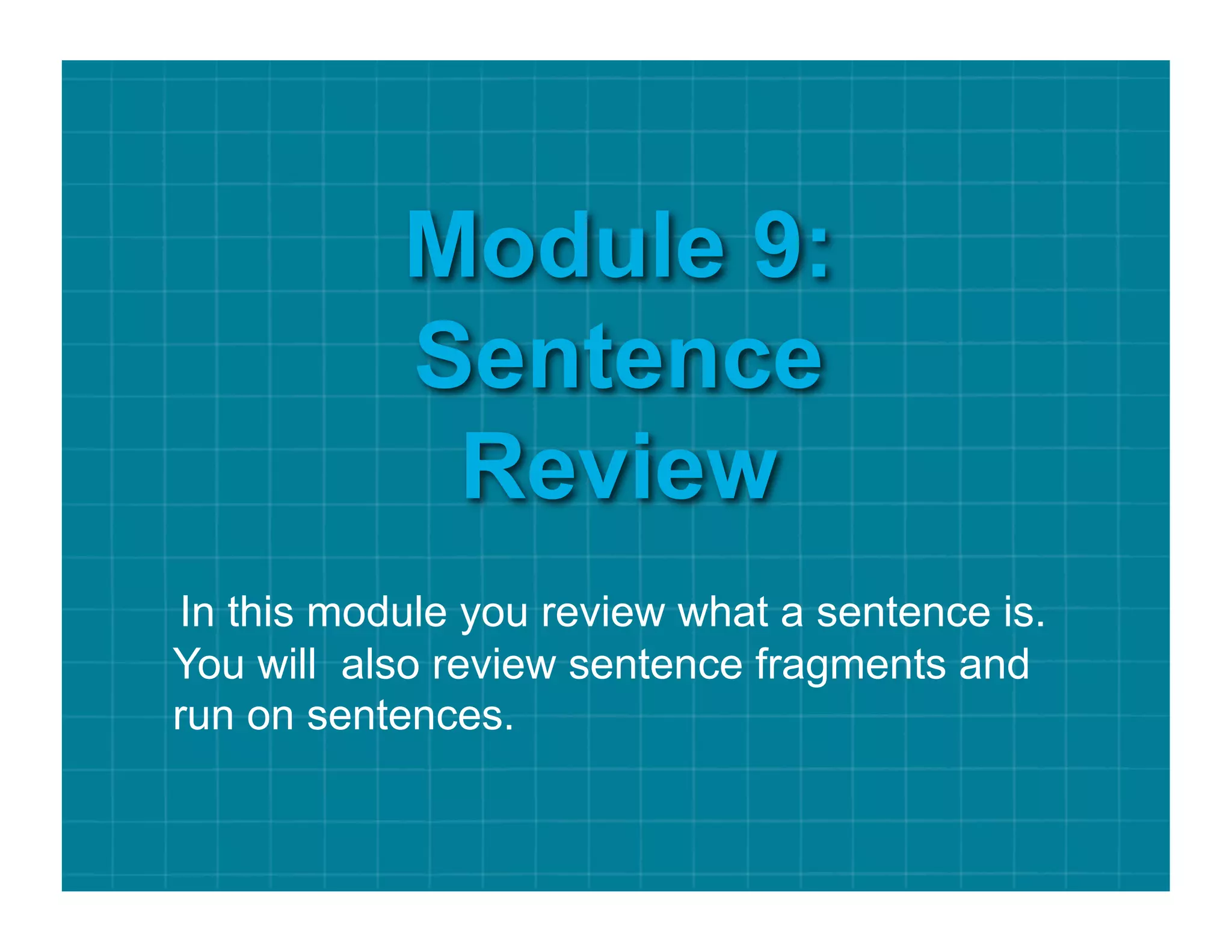 Module 9 lesson 9.1 | PDF