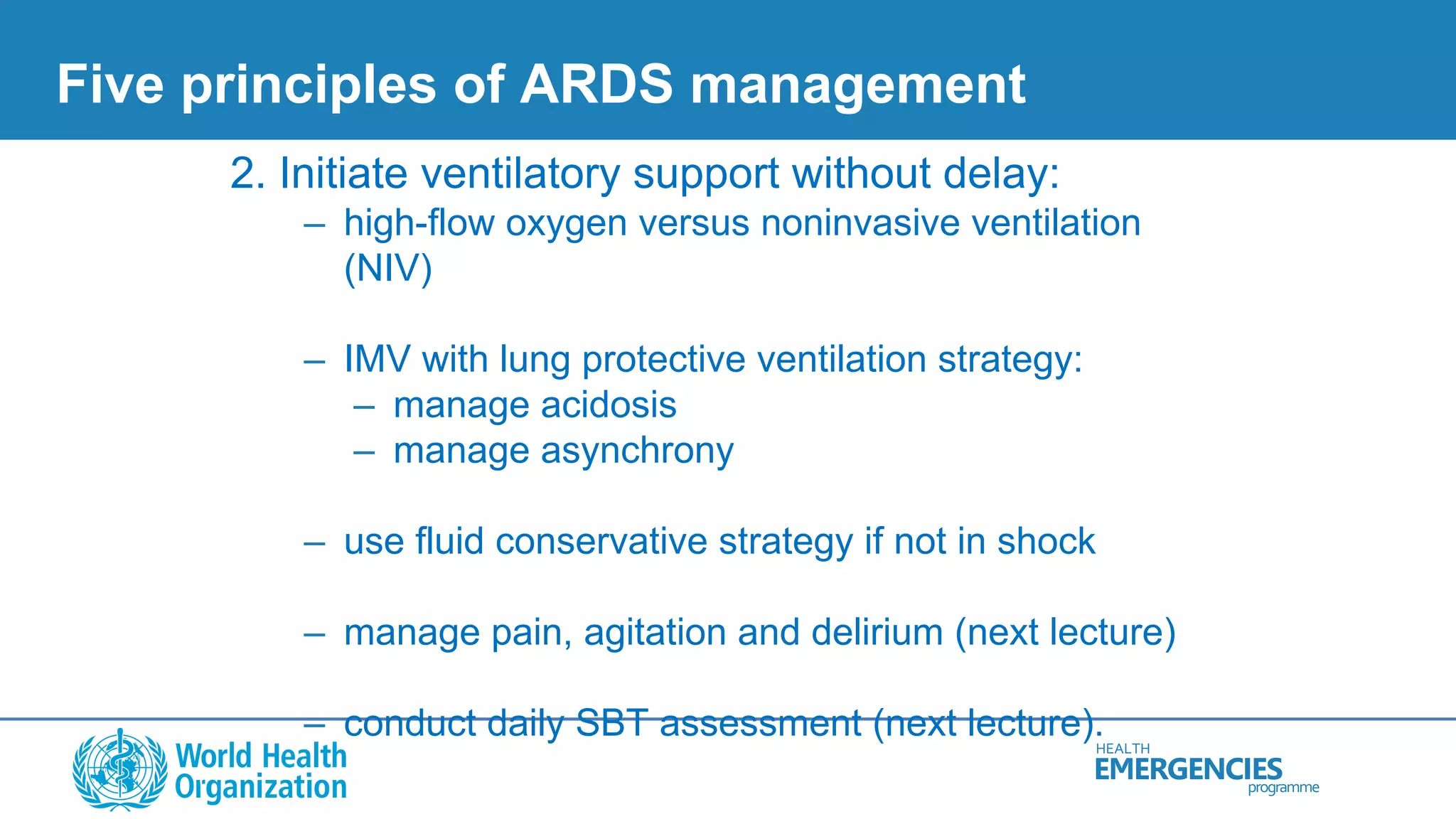 NVASIVE MECHANICAL VENTILATION FORACUTE RESPIRATORY DISTRESS SYNDROME ...