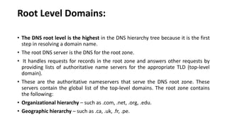 Chapter 10 Domain Name Systems_MWSA.pptx | Web Hosting | Internet