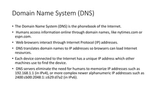Chapter 10 Domain Name Systems_MWSA.pptx | Web Hosting | Internet