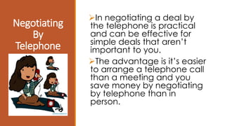 Negotiations | PPT