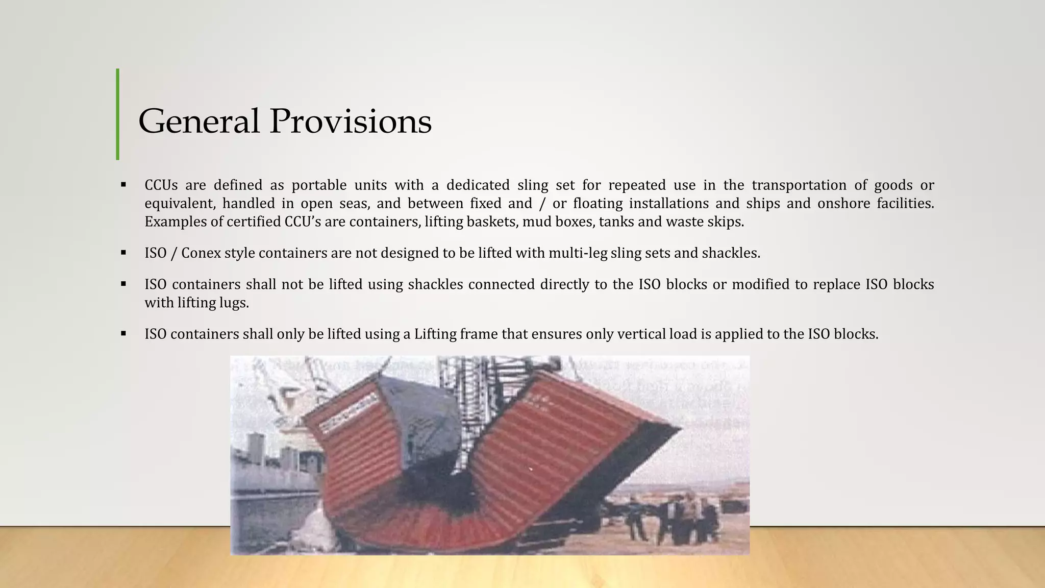 CCU - Offshore Container | PPTX