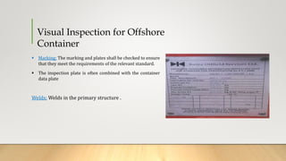 CCU - Offshore Container | PPTX