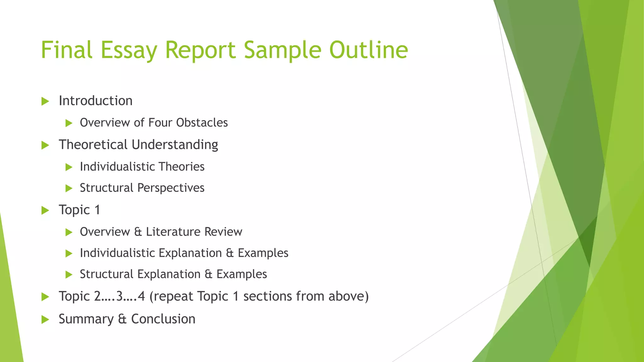 Module 9 ppt (10 obstacles) | PPT