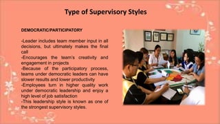 Module 9 Role of Supervisor | PPT