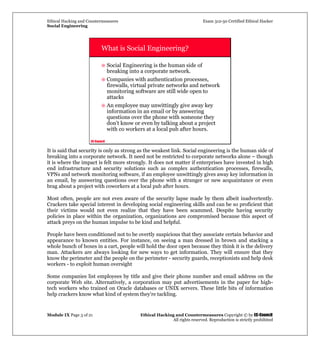 Module 9 (social engineering) | PDF