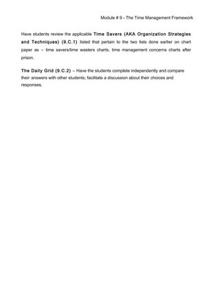 Module 9 time management | DOC