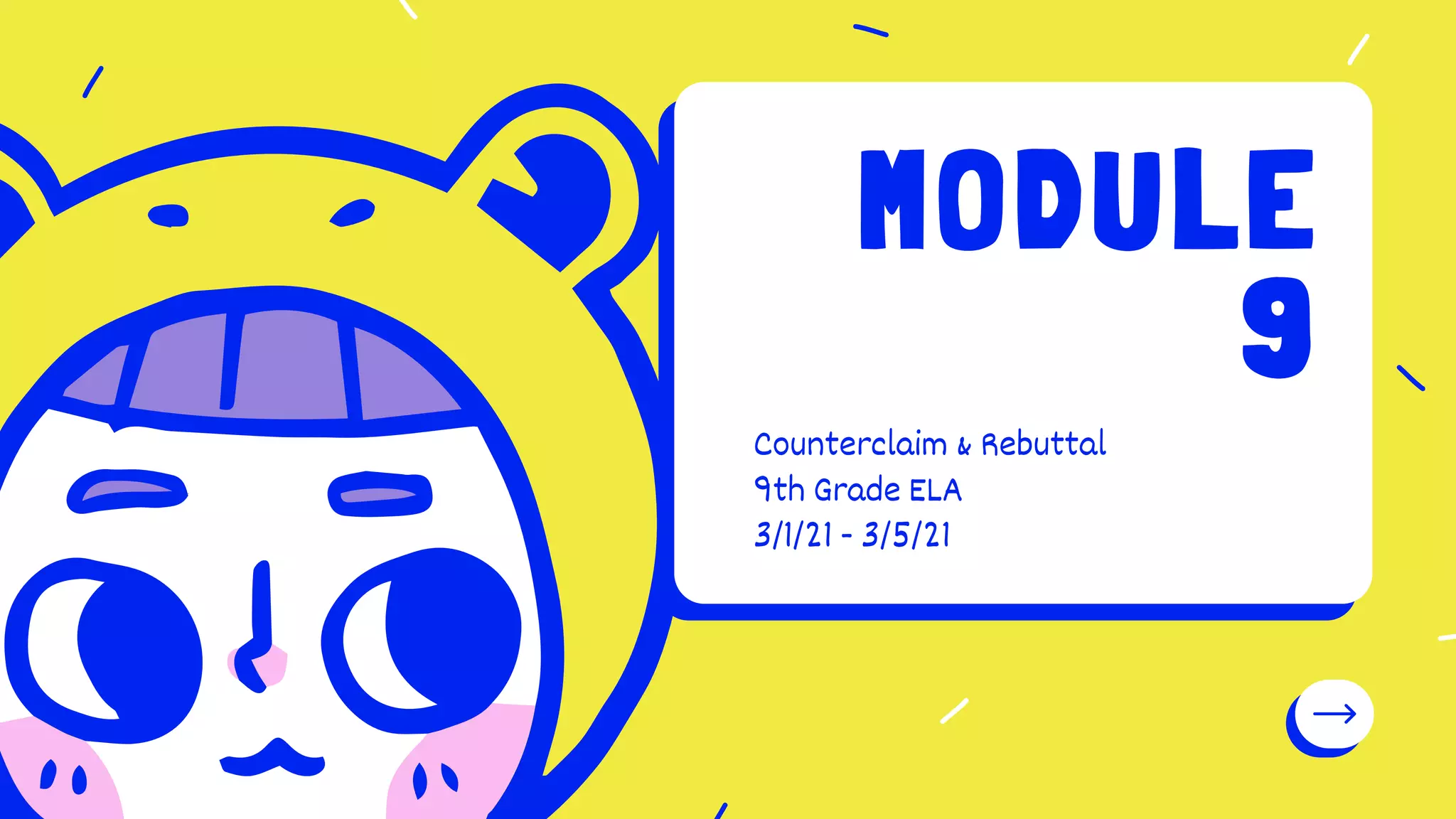 Module 9 Weekly Slides Counterclaim and Rebuttal | PDF | Educational ...