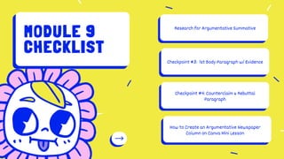 Module 9 Weekly Slides Counterclaim and Rebuttal | PDF