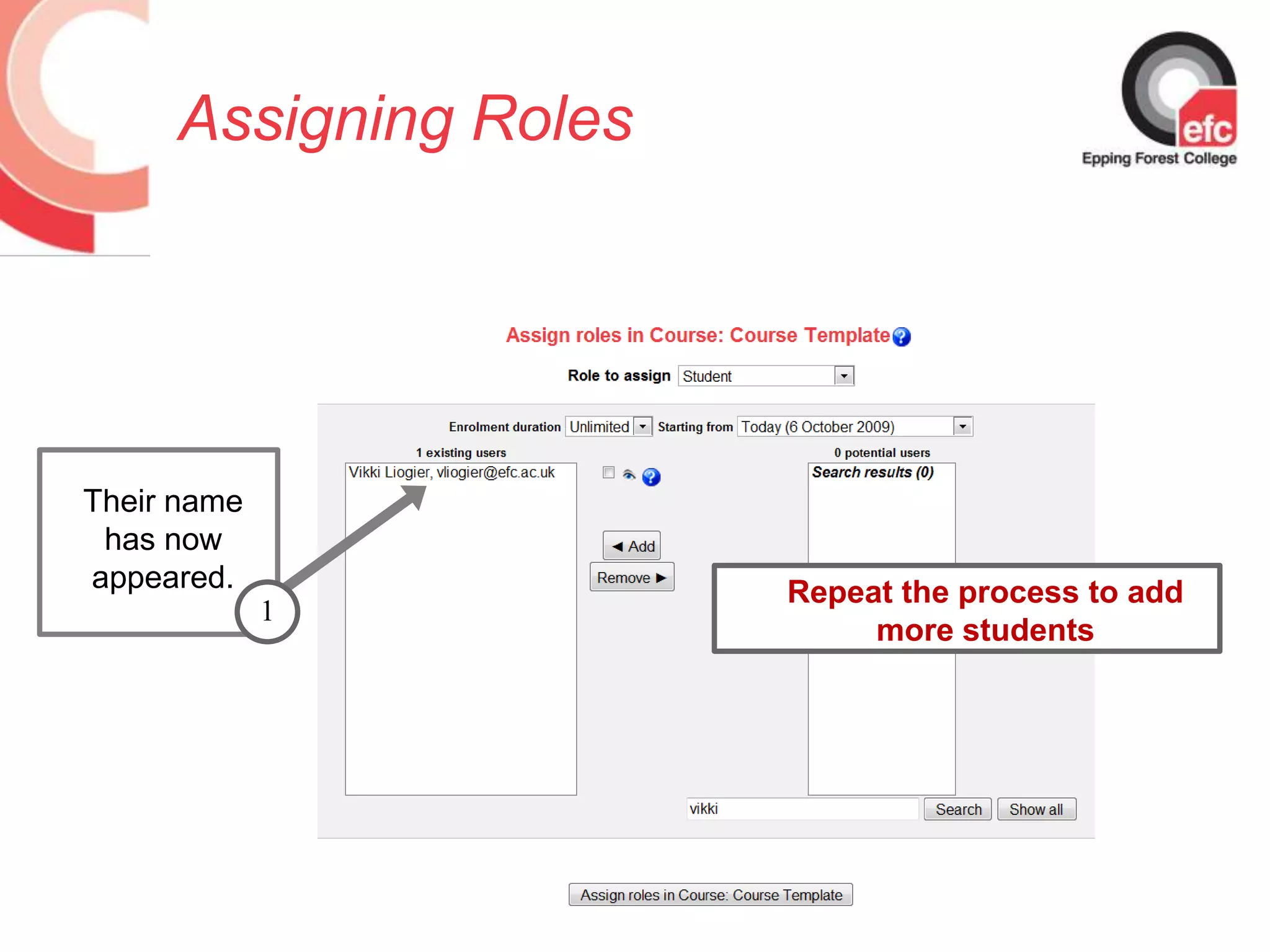 Module Training Assigning Roles | PPSX | Computing | Technology & Computing
