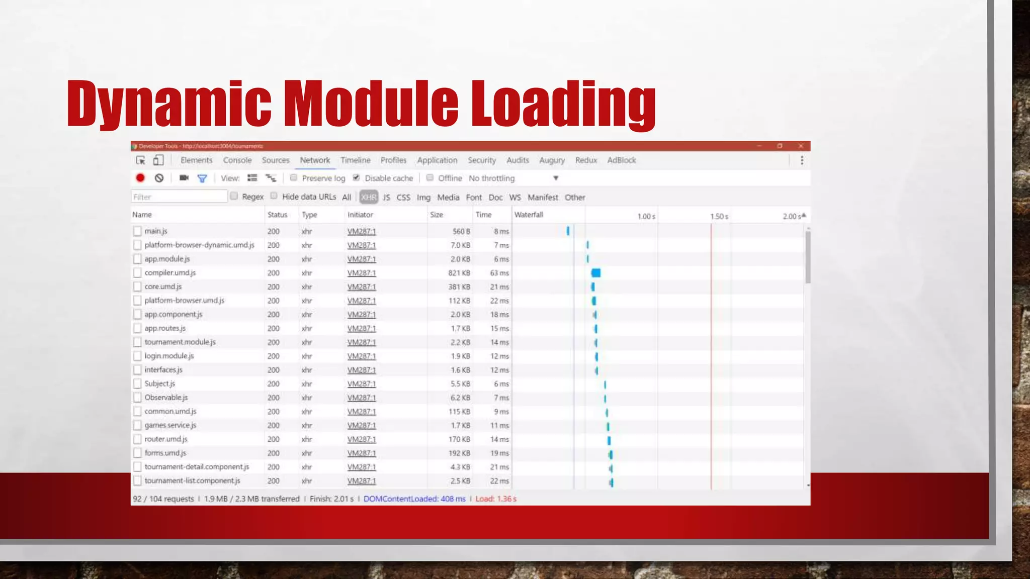 Module bundling v module loading | PPT