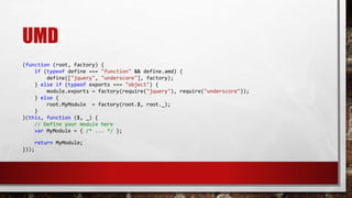 Module bundling v module loading | PPT