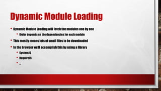 Module bundling v module loading | PPT