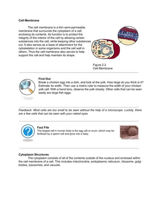 Module cell structure and function | PDF