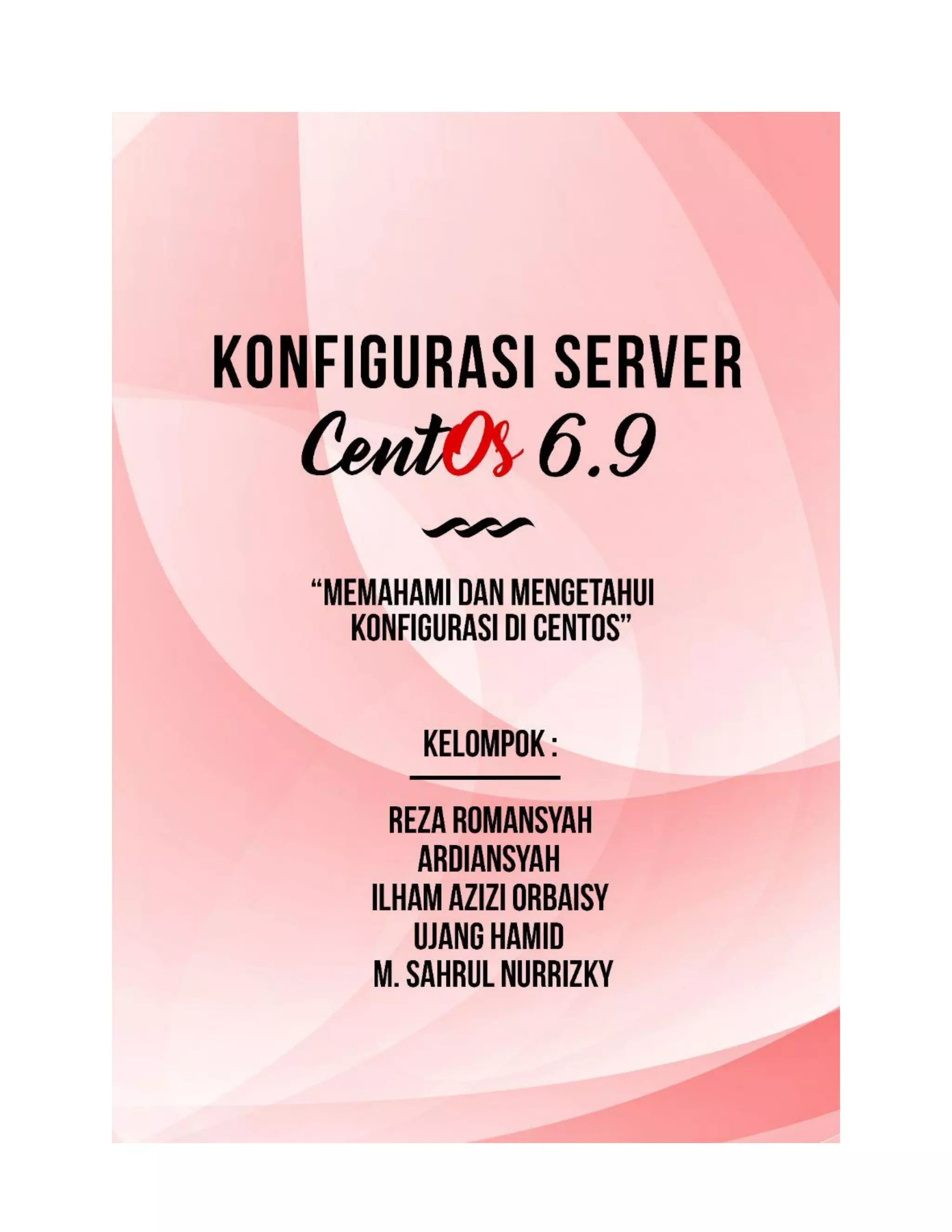 Module Konfigurasi di CentOS 6.9 | PDF