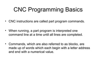 CNC lathe programming for new learners of CNC | PPT