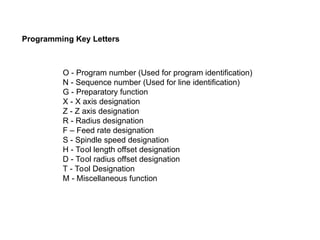 CNC lathe programming for new learners of CNC | PPT
