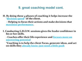 Coaching Model | PPTX