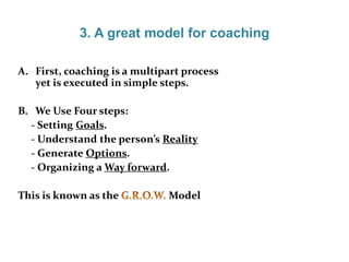 Coaching Model | PPTX