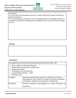 Module descriptor pishtiwan ahmed hamad | PDF | Chemistry | Science