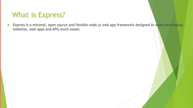 Module design pattern i.e. express js | PPT