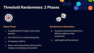 Module: drand - the Distributed Randomness Beacon | PPT