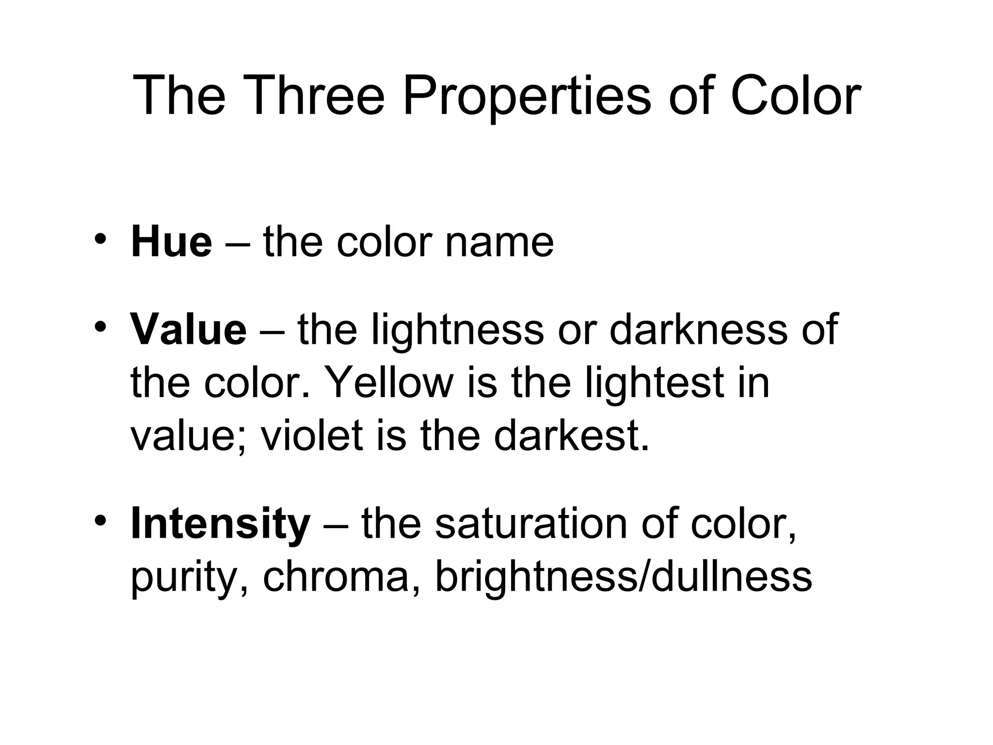 The Visual Elements | PPT | Drawing and Sketching | Arts and Crafts