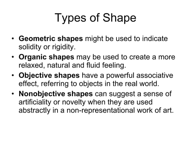 The Visual Elements | PPT | Drawing and Sketching | Arts and Crafts