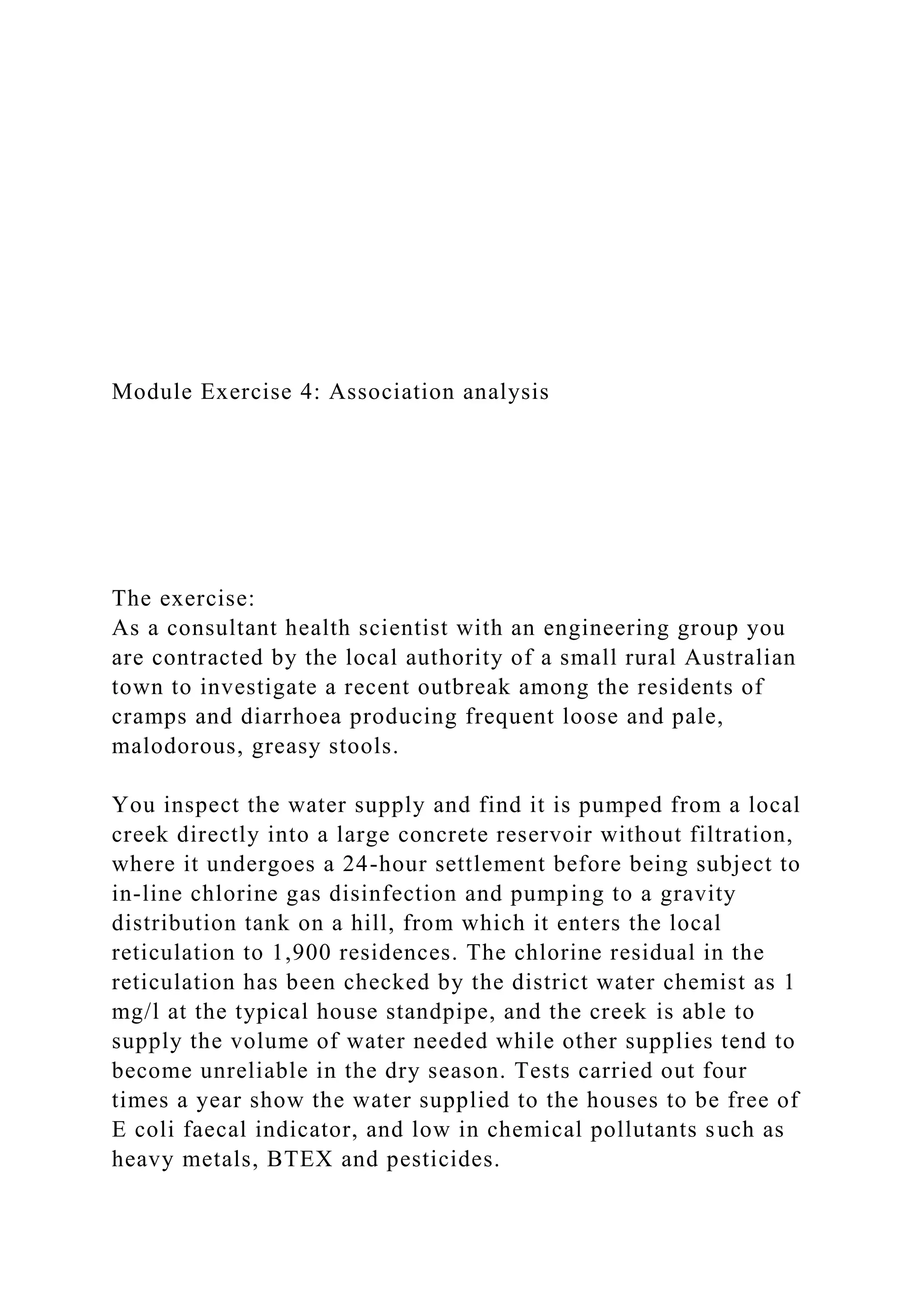 Module Exercise 4 Association analysis.docx