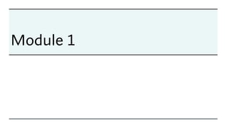 Module Five | PPT