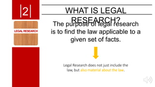 Introduction to Legal Research | PPSX | Legal Services Industry ...
