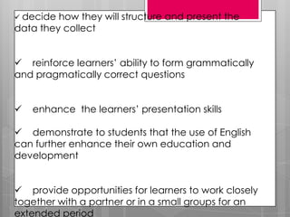 Module five task based learning; project based learning and content ...