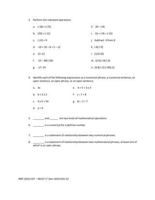 Module For Mathematics | DOCX
