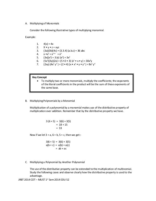 Module For Mathematics