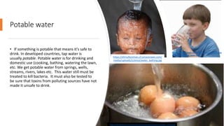 Potable Water | PPT