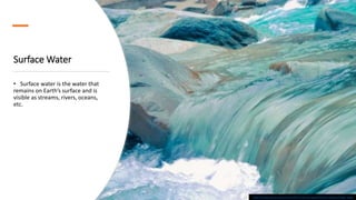 water vocabulary | PPTX
