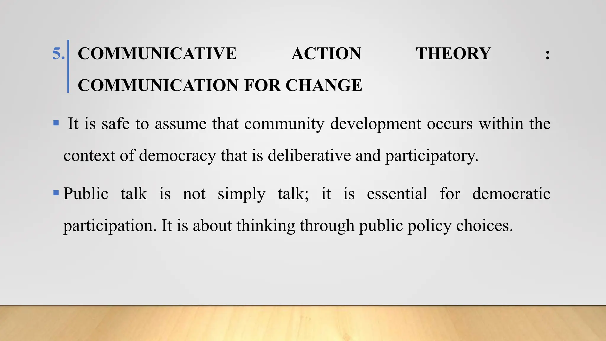 COMMUNITY DEVELOPMENT THEORY AND PRACTICE MODULE FOUR .pptx