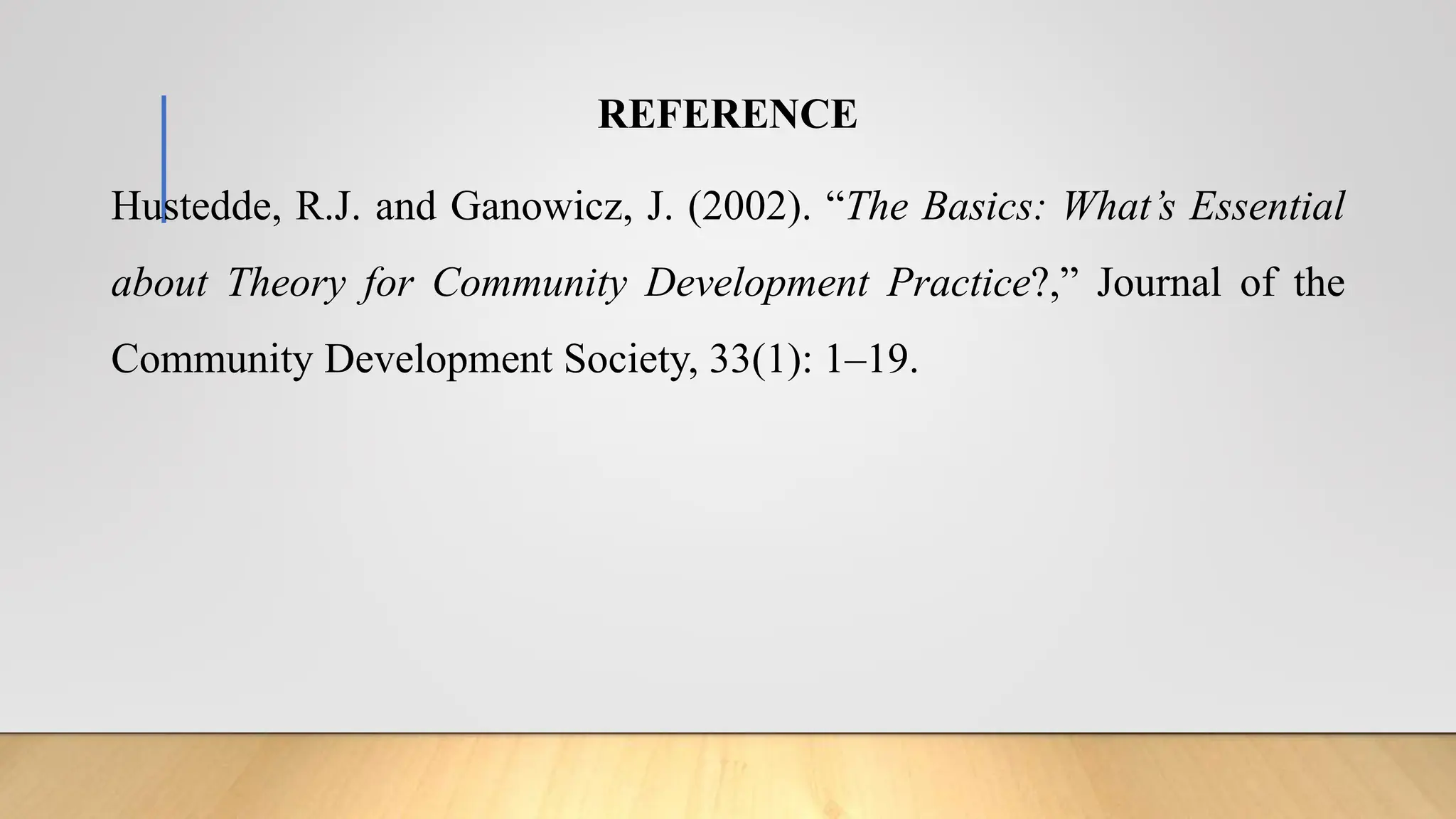COMMUNITY DEVELOPMENT THEORY AND PRACTICE MODULE FOUR .pptx