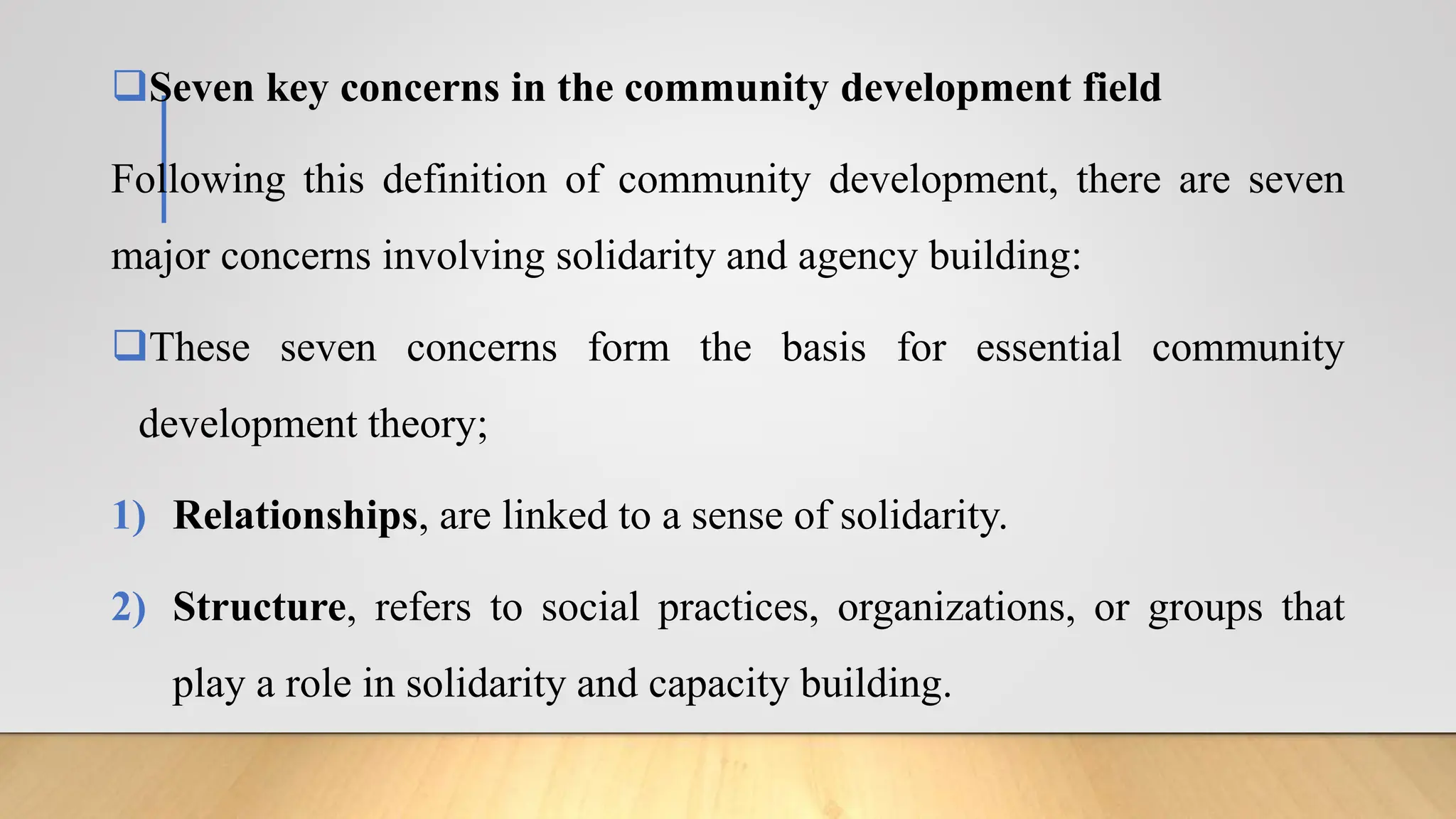 COMMUNITY DEVELOPMENT THEORY AND PRACTICE MODULE FOUR .pptx