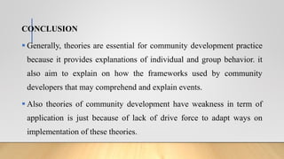 COMMUNITY DEVELOPMENT THEORY AND PRACTICE MODULE FOUR .pptx