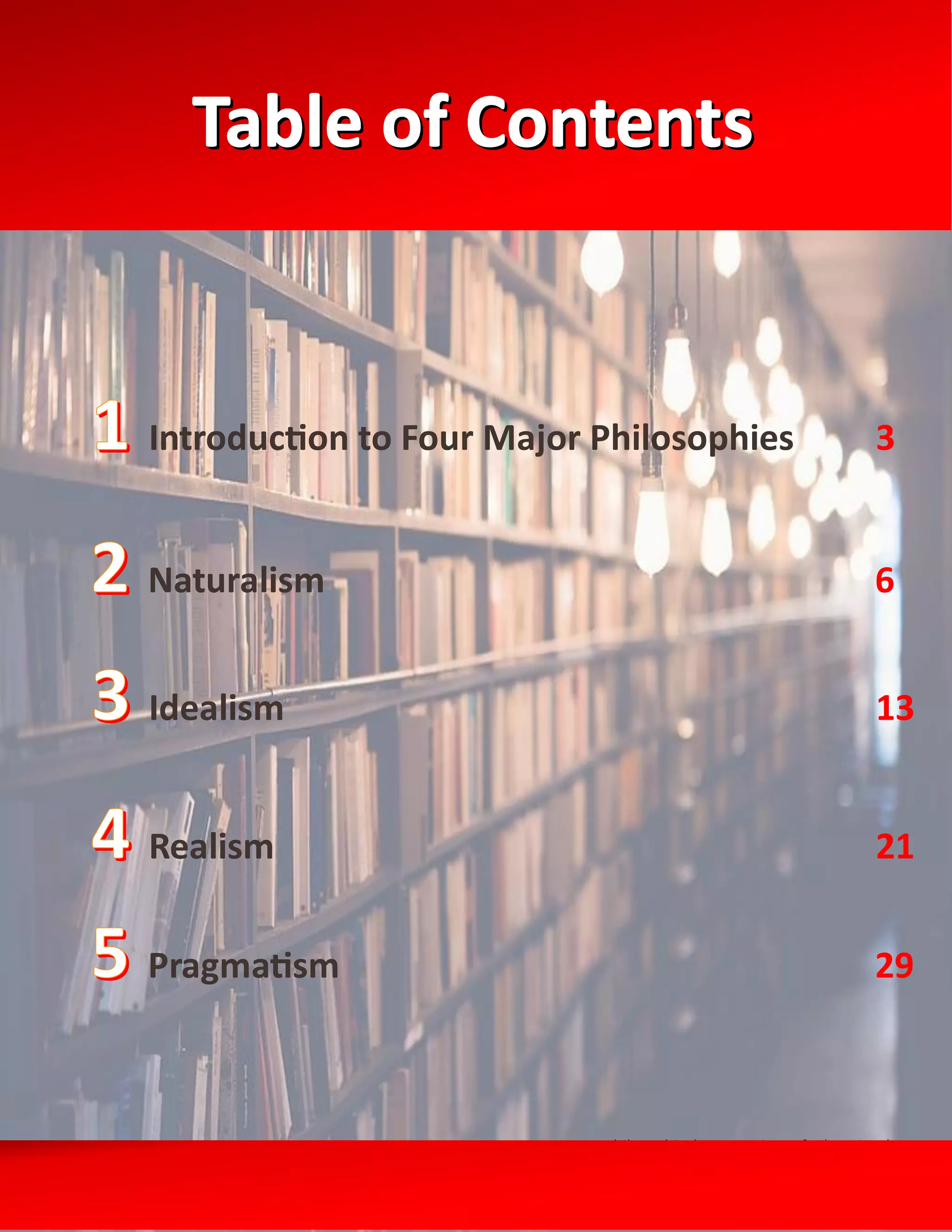 Four Major Philosophies | PDF