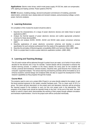 Module hand book | PDF